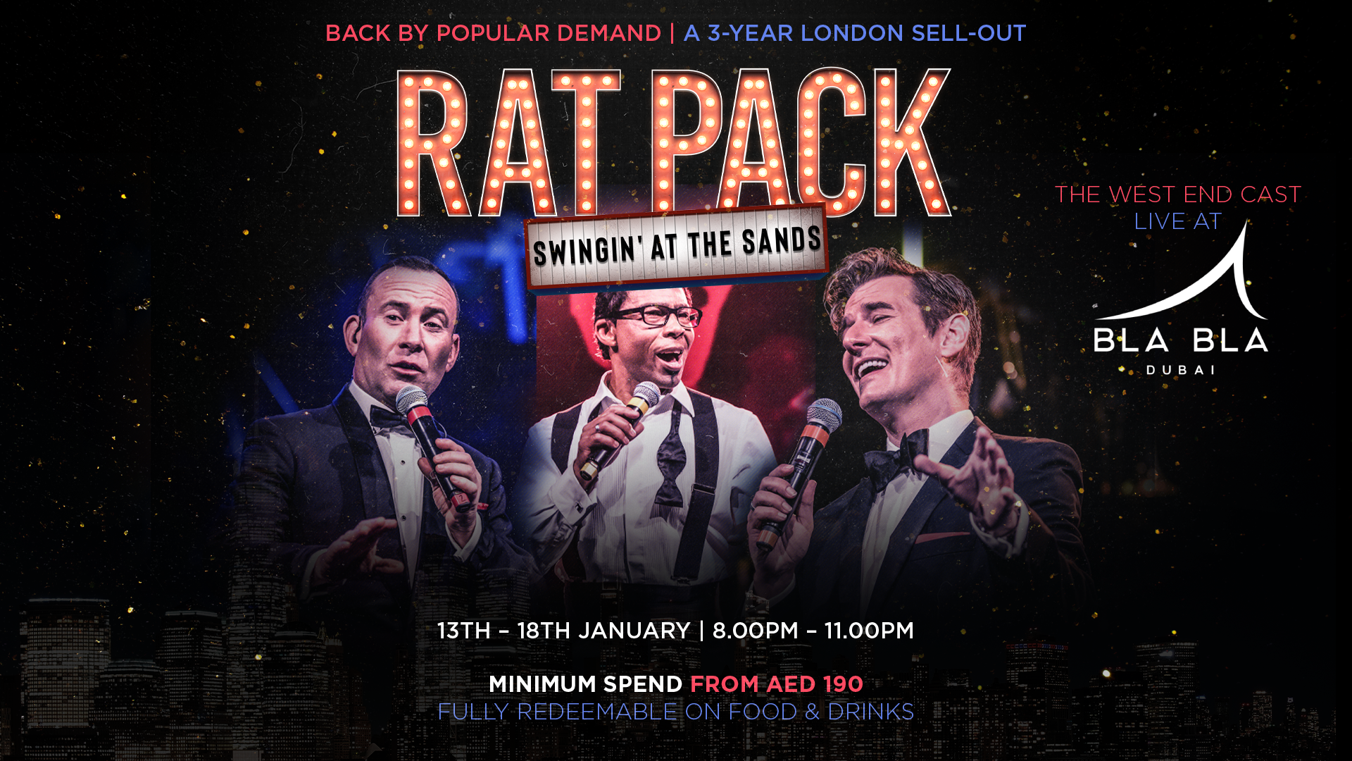 Rat Pack Swingin’ at the Sands | Live – Bla Bla